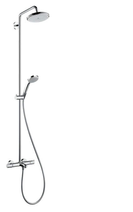HansGrohe Croma 220 - Sprchový set Showerpipe s termostatom, 220 mm, 1 ...